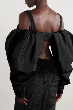 Jacquemus Cold-shoulder Bustier Top
