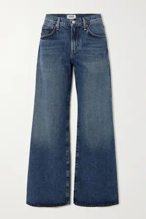 AGOLDE Clara Baggy Low-rise Wide-leg Organic Jeans