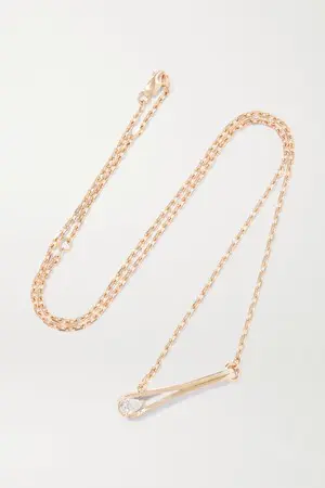 REPOSSI Serti Inversé 18-karat Diamond Necklace - Gold