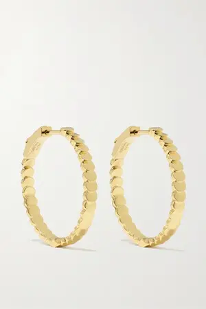 ANITA KO Luna 18-karat Hoop Earrings - Gold