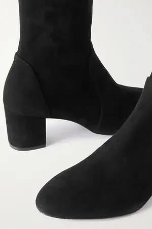 STUART WEITZMAN Yuliana Sock Boots - Black