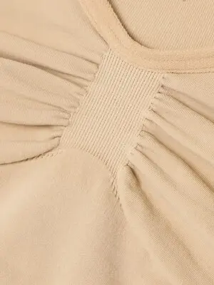 SKIMS Seamless Sculpt Scoop Neck Thong Bodysuit - Neutrals