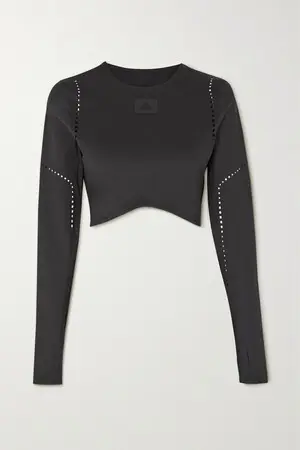 Adidas Originals Cropped Performance Tops For Women