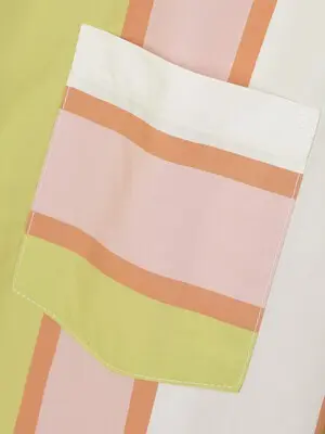 Thierry Colson Zouk Striped Cotton-poplin Shirt