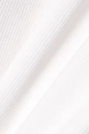 LESET Kelly Ribbed Stretch-cotton Jersey Top - White