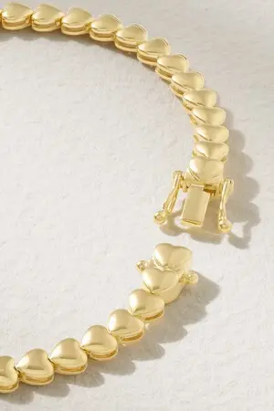 ANITA KO 18-karat Diamond Heart Link Bracelet