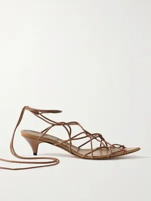 Khaite Arden Leather Sandals