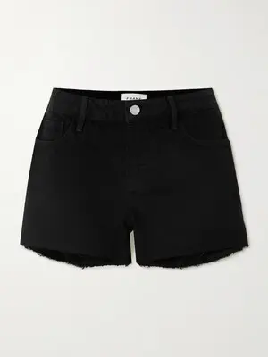 FRAME Le Grand Garcon Denim Shorts