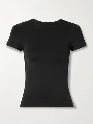 SKIMS Soft Smoothing Seamless T-shirt - Black