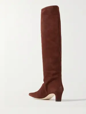 Staud Wally Suede Knee Boots