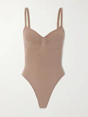 SKIMS Seamless Sculpt Thong Bodysuit - Neutrals