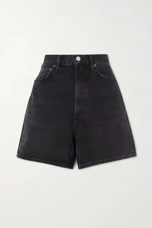 AGOLDE Stella Distressed Denim Shorts