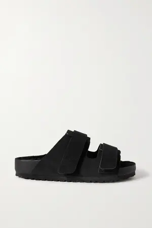 BIRKENSTOCK Tekla Uji Shearling-lined Suede Sandals
