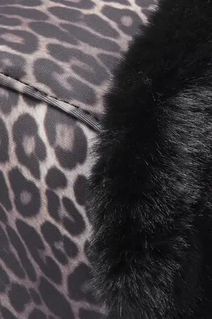MAISON MICHEL Bibiana Leopard-print Trapper Hat