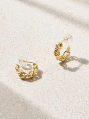 SPINELLI KILCOLLIN Serpens 18-karat Hoop Earrings - Gold