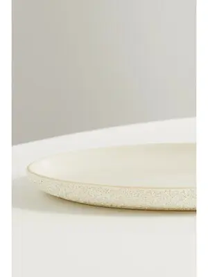 MARLOE MARLOE Net Sustain Set Of Two Glazed Ceramic Dinner Plates