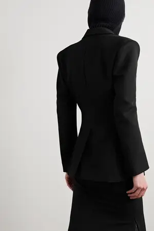 THE ROW Halm Grain De Poudre Wool Blazer
