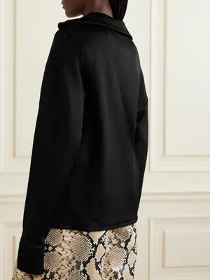 JIL SANDER Jersey Half-zip Sweatshirt