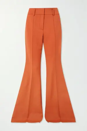 Gabriela Hearst Rhein Wool-blend Flared Trousers