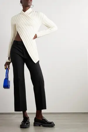 Proenza Schouler Wool-blend Straight-leg Trousers