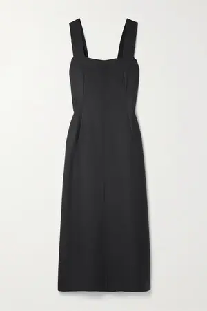 THE ROW Calali Wool And Silk-blend Maxi Dress