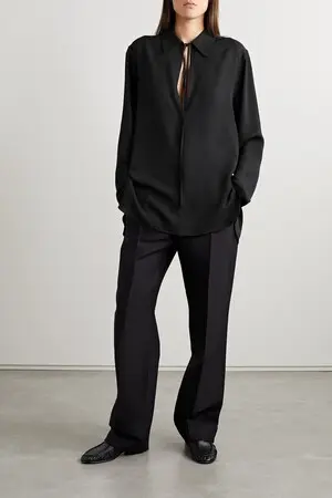 THE ROW Malon Silk Shirt