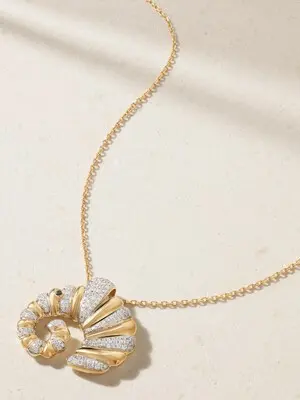 Yvonne Léon 18-karat Diamond Necklace - Gold