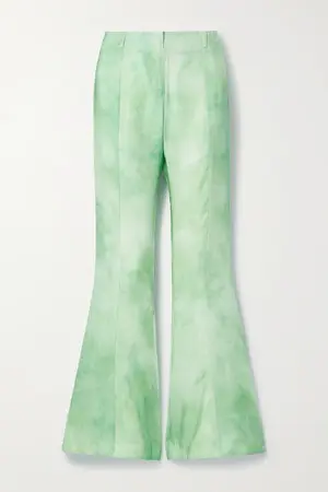Acne Studios Flared Tie-dye Twill Pants