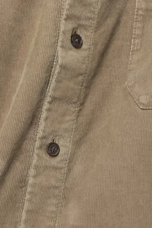 THE ROW Oversized Corduroy Shirt - Brown