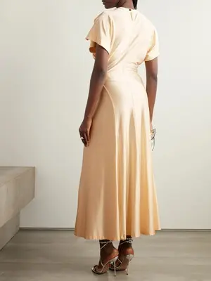 Rabanne Embellished Stretch-satin Maxi Dress
