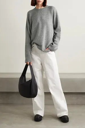 THE ROW Essentials Sibem Wool And Cashmere-blend Sweater
