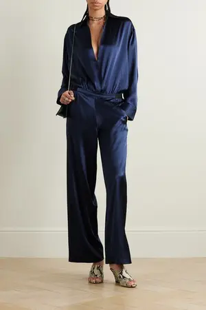 Christopher Esber Silk Springs Wrap-effect Bodysuit