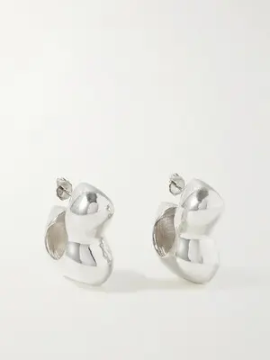 Agmes Simone Bodmer-turner Bubble Recycled Sterling Hoop Earrings - Silver