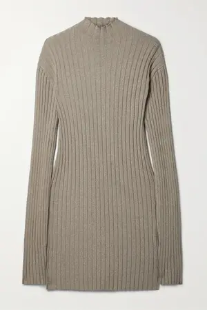 THE ROW Deidree Ribbed Silk Sweater