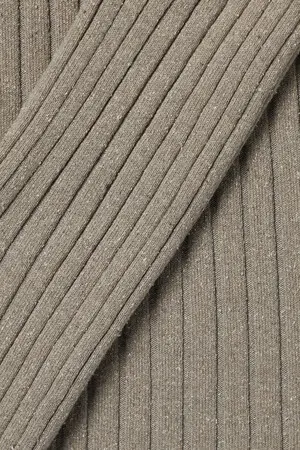 THE ROW Deidree Ribbed Silk Sweater