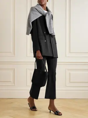 THE ROW Tristana Double-breasted Twill Blazer
