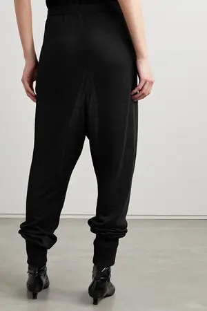 THE ROW Dalbero Tapered Linen And Silk-blend Pants