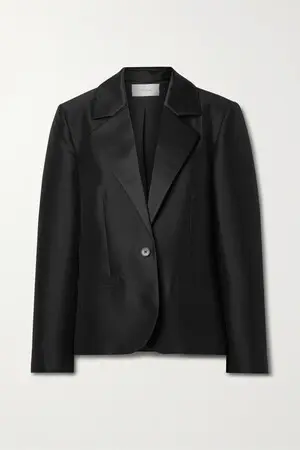 THE ROW Dru Wool And Silk-blend Blazer