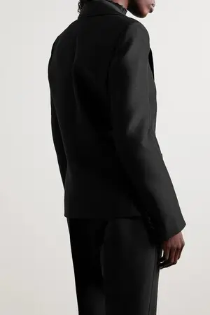 THE ROW Dru Wool And Silk-blend Blazer