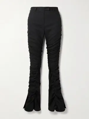 Acne Studios Gathered Flared Pants