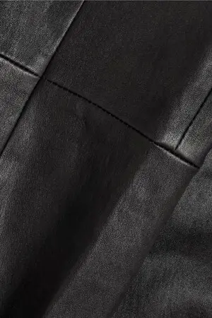 THE ROW Moto Stretch-leather Leggings