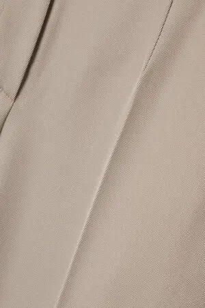 THE ROW Banew Wool-twill Straight-leg Trousers
