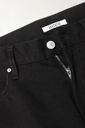 Gauchère Zip-detailed Straight Leg Jeans