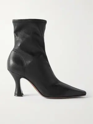 NEOUS Ran Stretch-leather Ankle Boots - Black