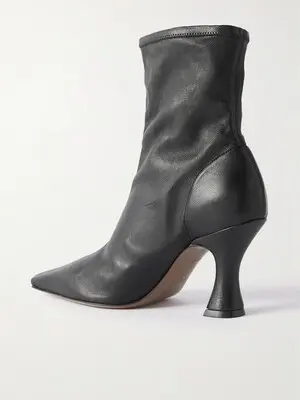 NEOUS Ran Stretch-leather Ankle Boots - Black