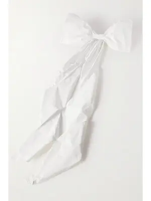 MAISON MICHEL Big Wicole Headpiece - White
