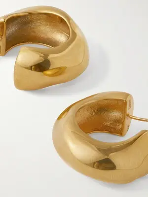 Agmes Celia Medium -plated Hoop Earrings