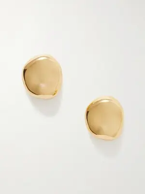 Agmes Gia Small Recycled Vermeil Earrings - Gold