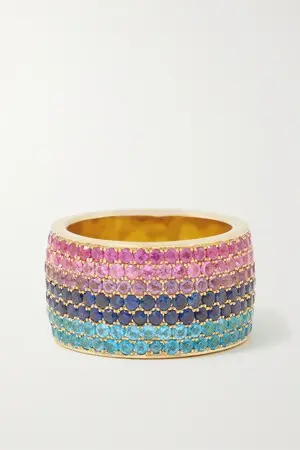 EMILY P. WHEELER Net Sustain California 18-karat Recycled Sapphire Ring - Gold