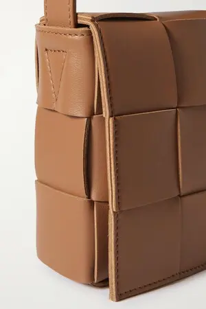 Bottega Veneta Cassette Medium Intrecciato Shoulder Bag